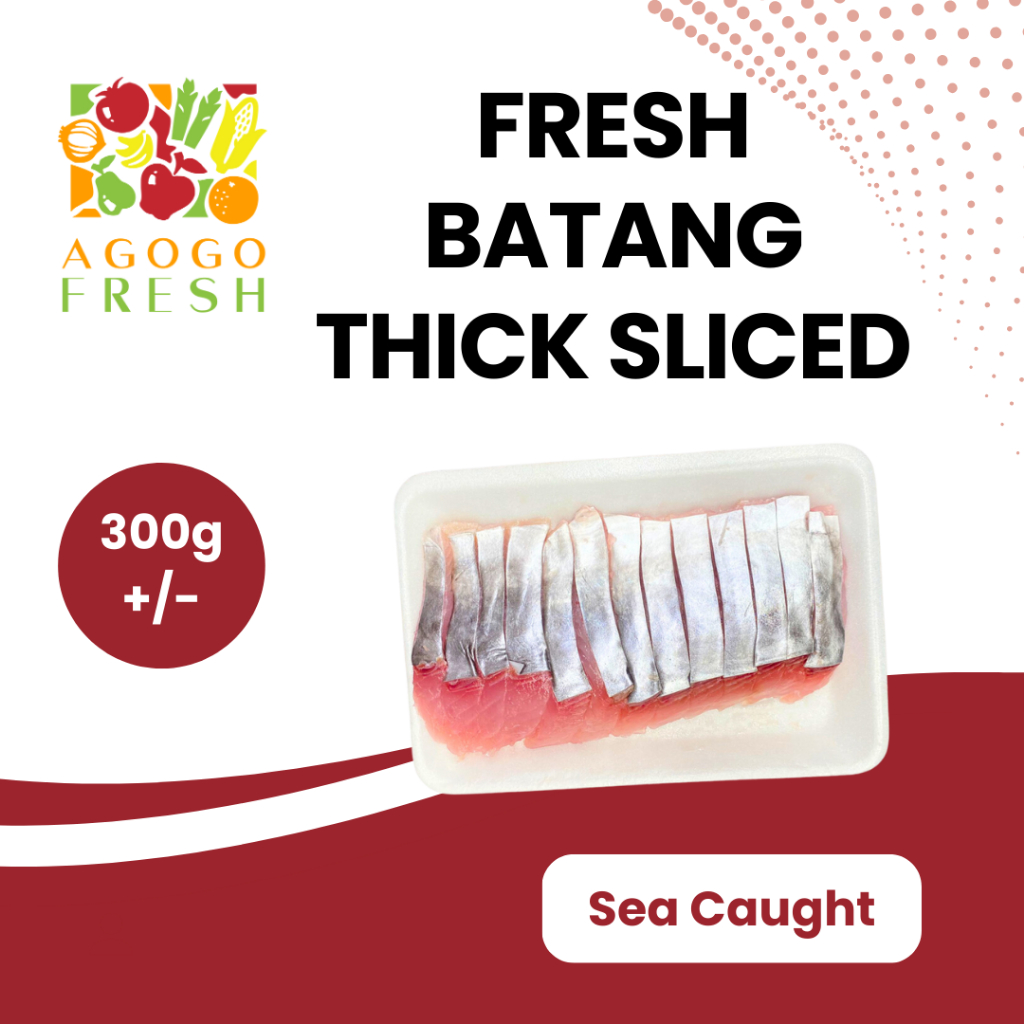 [Agogo Fresh - Fish & Seafood] Fresh Batang Thick Slice (300g) | Shopee ...