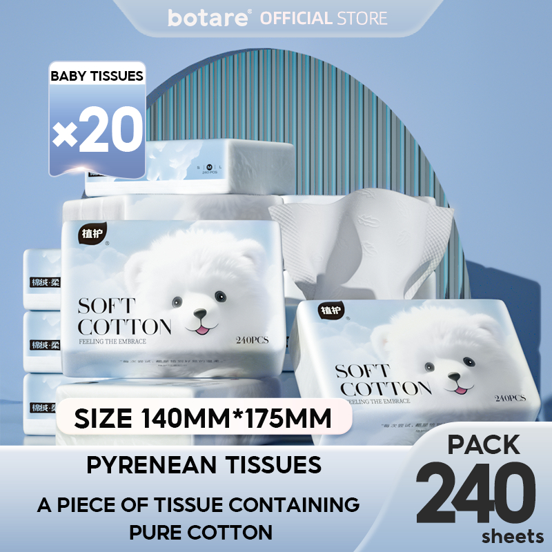 Botare Baby Tissue paper Cream Moisturizing Tissue Baby Soft Facial ...