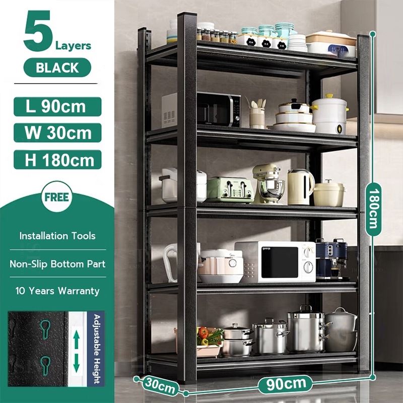 6Layer Metal Rack Steel Rack Goods Storage Shelf Metal Shelf Rack Heavy Duty Steel Rack ...