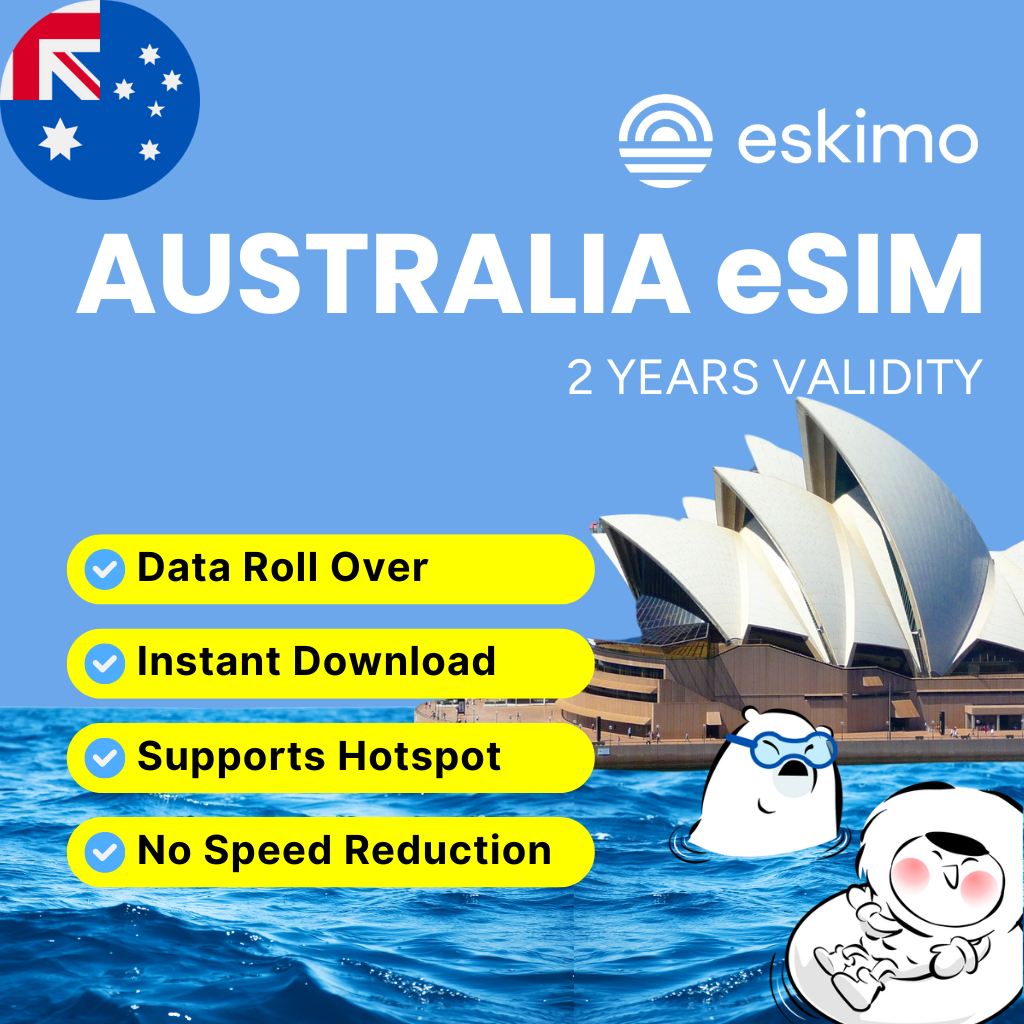 Eskimo eSIM Australia Data Plan (10GB and 5GB) - How to Redeem in ...