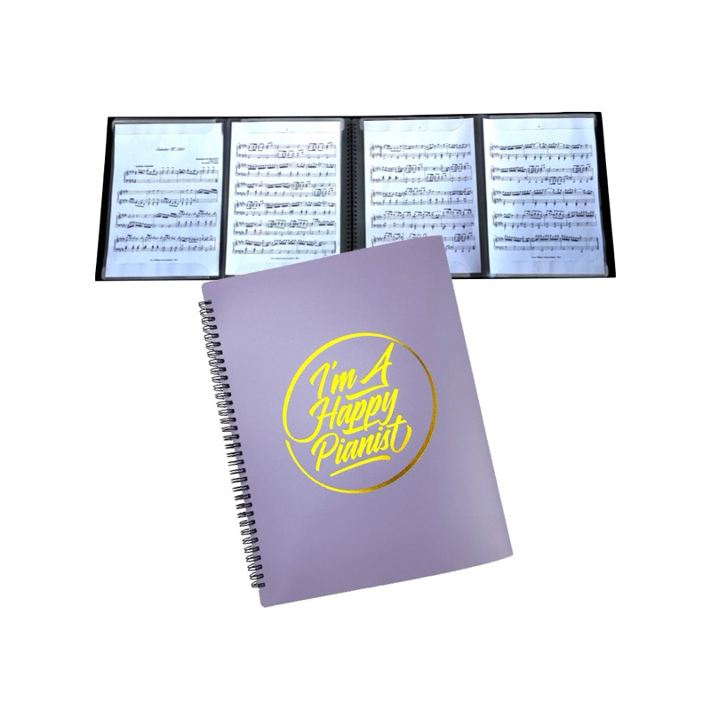 [SG 🇸🇬] Piano A4 4 Page Expandable Music Score Folder, Non Reflective ...
