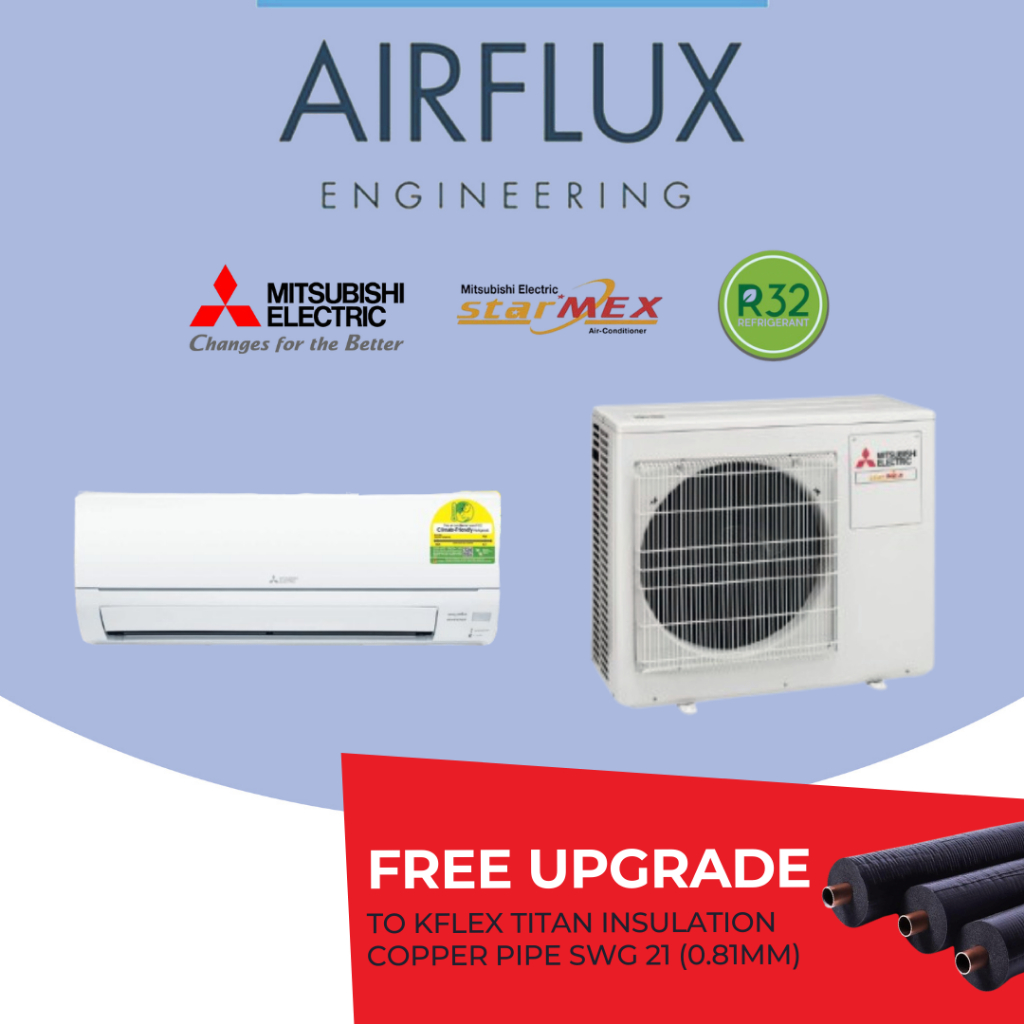 MITSUBISHI ELECTRIC STARMEX SYSTEM 1 - NEW R32 REFRIGERANT (FREE ...