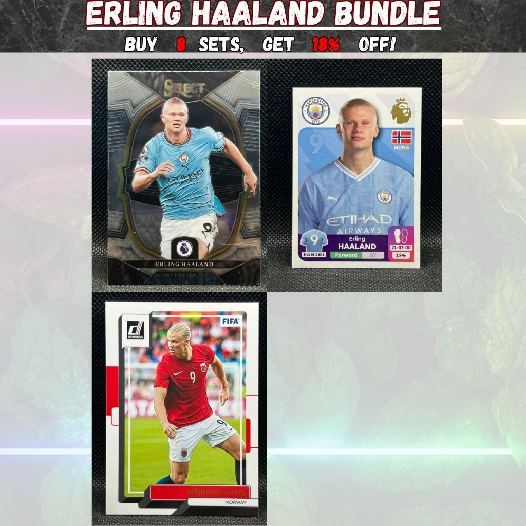 Erling Haaland Bundle #1: Bundle of 2 Cards & 1 Sticker | Shopee Singapore