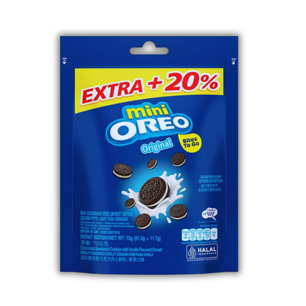Mini Oreo Original Bites To Go 73g | Shopee Singapore