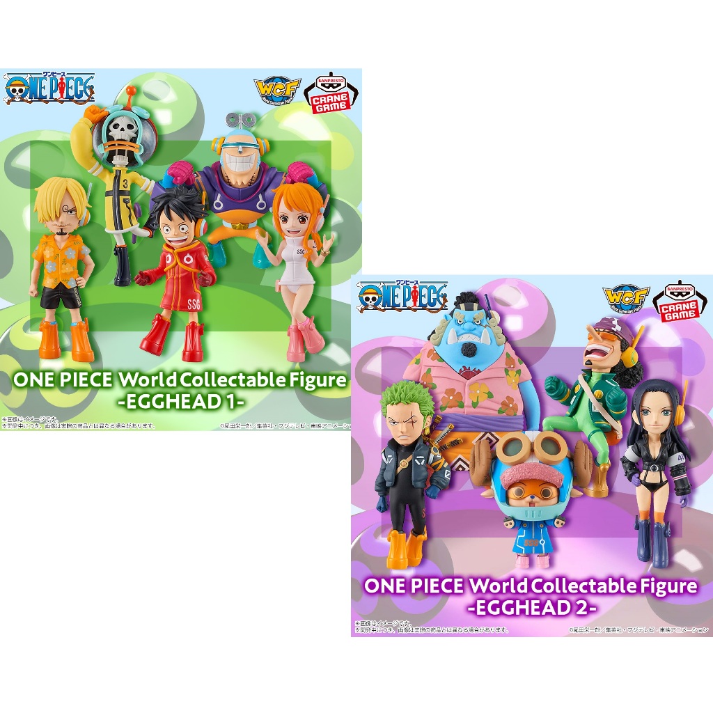 Japan Bandai One Piece Anime WCF World Collectible Figure Egghead 1 & 2 ...