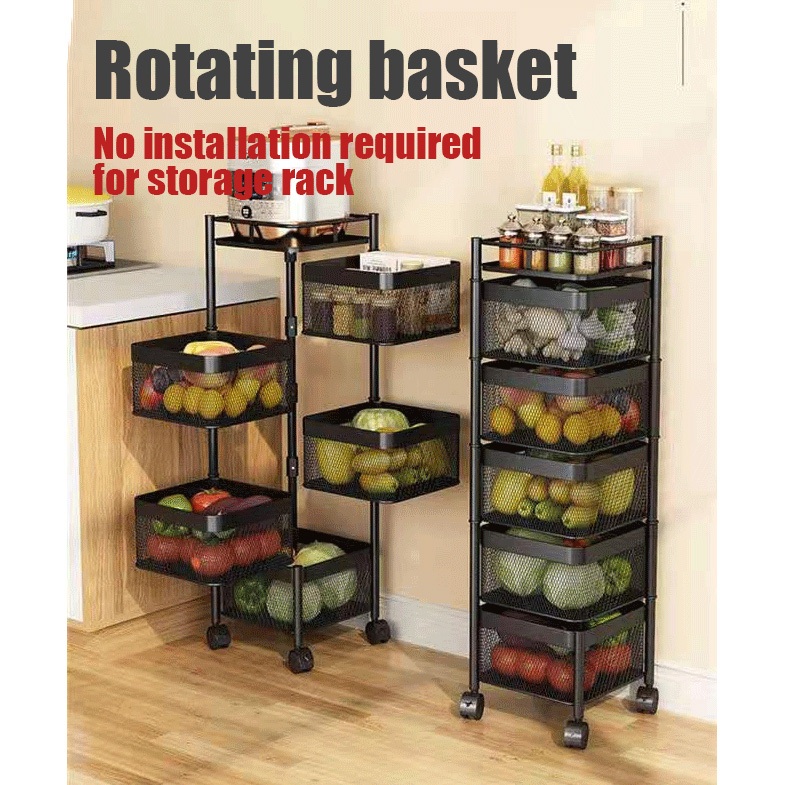 KL Kitchen Multi-Purpose Trolley / Kitchen Storage / Kitchen Rack With ...