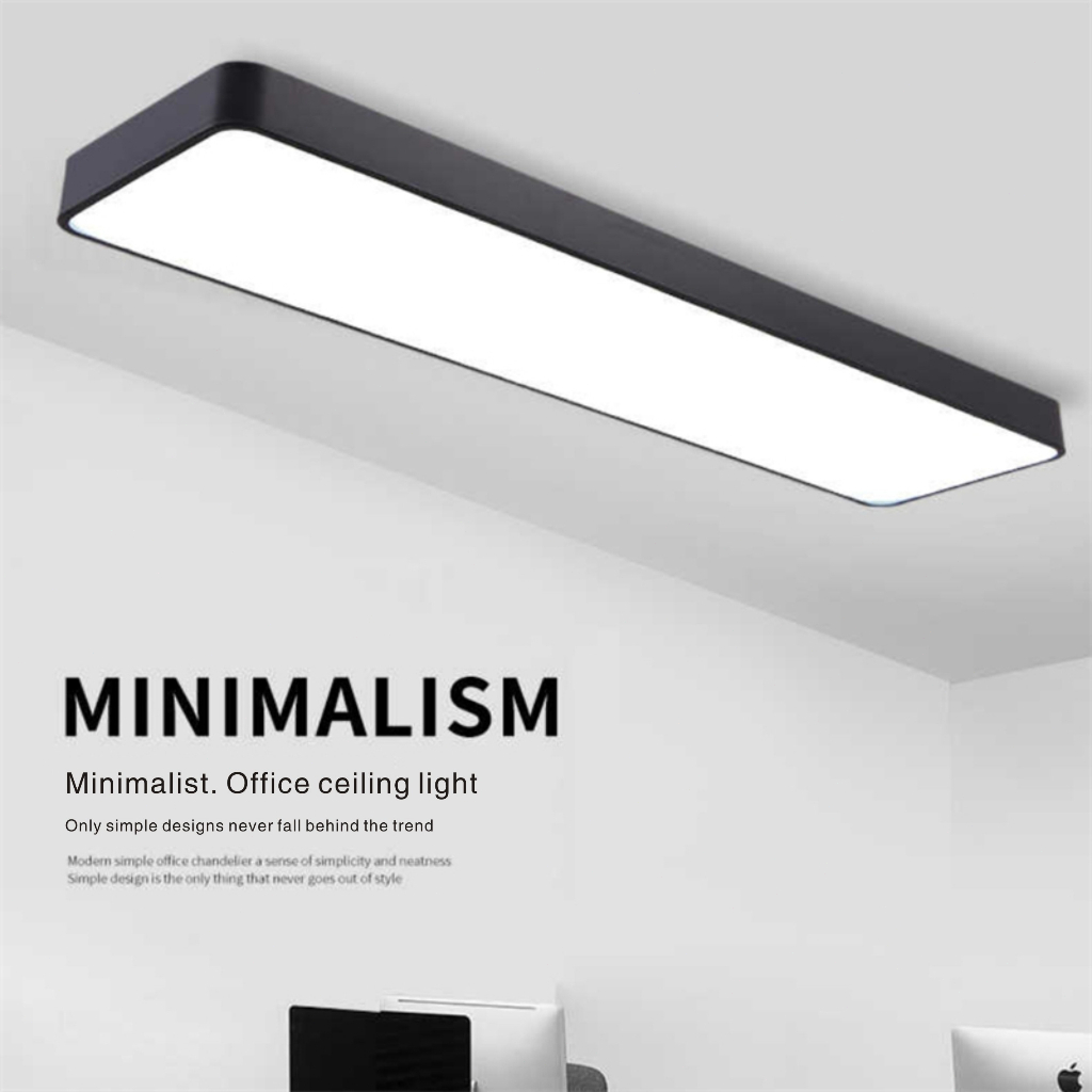 Long strip lamp Office specific lights Ceiling light LED light Flat ...
