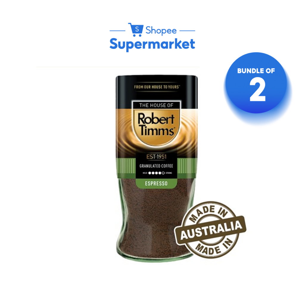 [Bundle of 2] Robert Timms Instant Soluble Coffee - Espresso (Extra ...