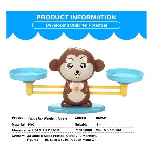 Balance Scale Maths weighing toys Numbers Educational Interactive Early ...