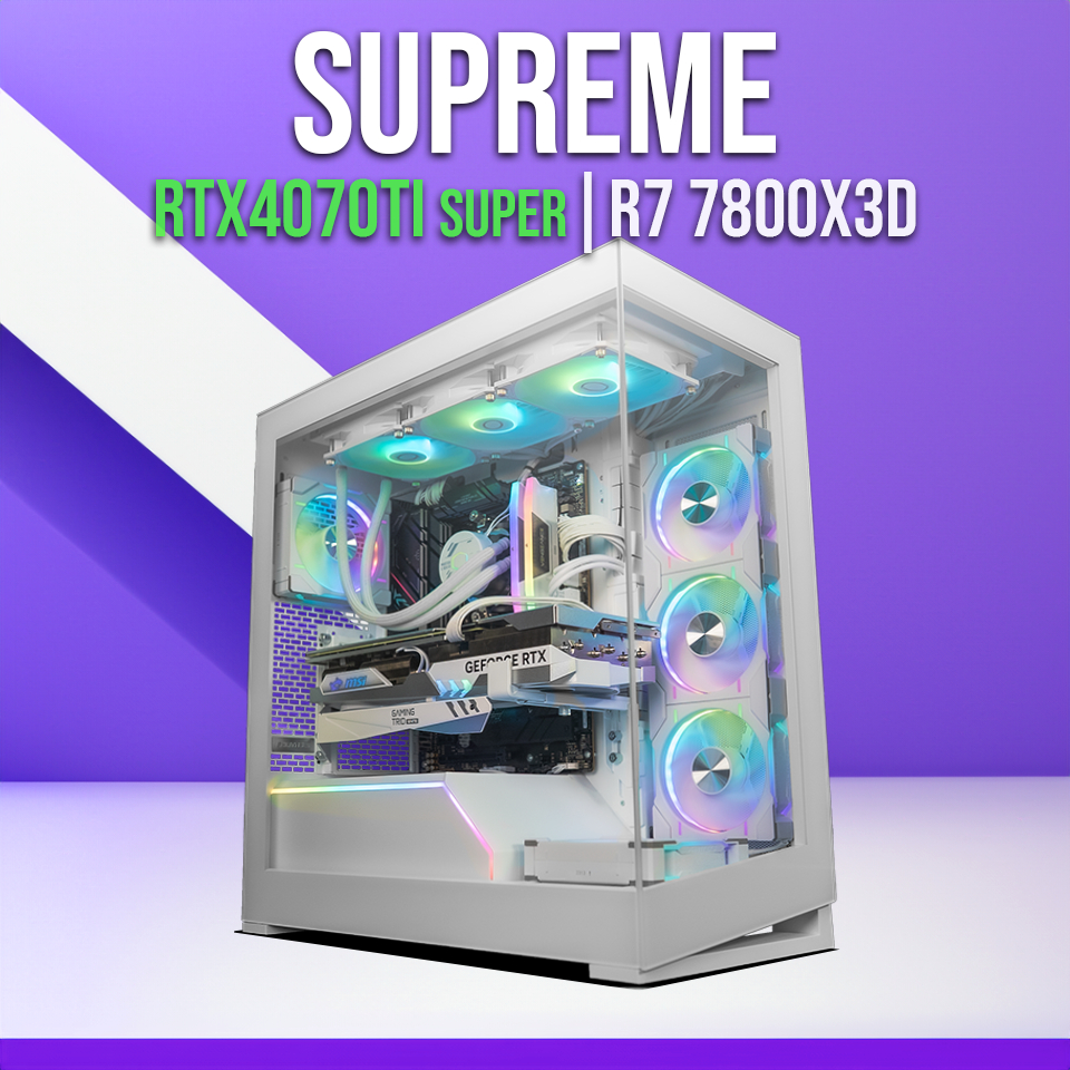 INVADER SUPREME S15 | RTX 4070 Ti SUPER | Ryzen 7 7800X3D GAMING ...