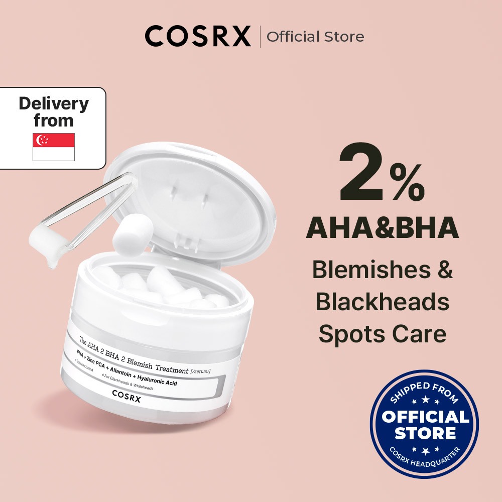 [COSRX] TokTok Acne Cotton Ball, The AHA 2 BHA 2 Blemish Treatment ...