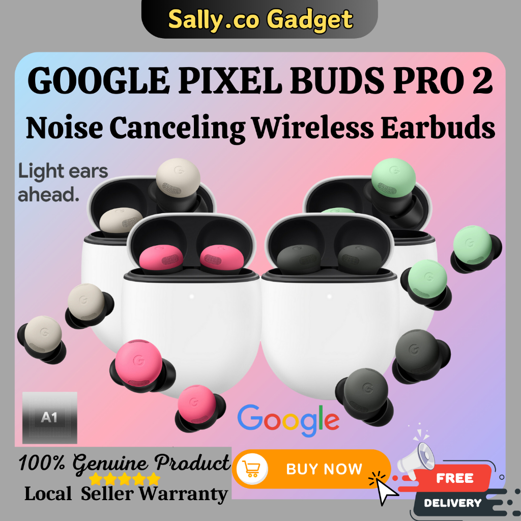 Google Pixel Buds Pro 2 Wireless Earbuds with Active Noise Cancellation ...