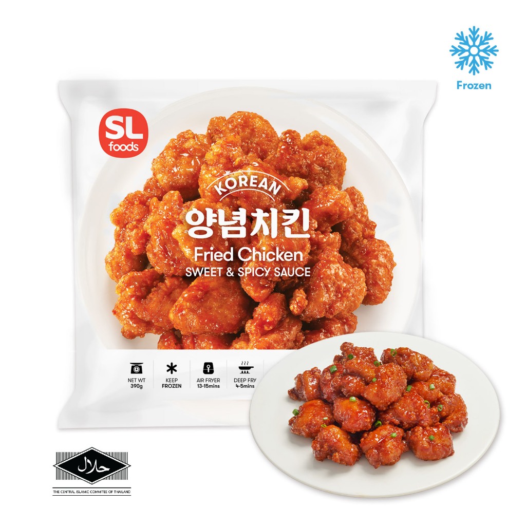 [SL Foods] HALAL Korean Fried Chicken (Oven Roasted 650g/ Sweet & Spicy ...