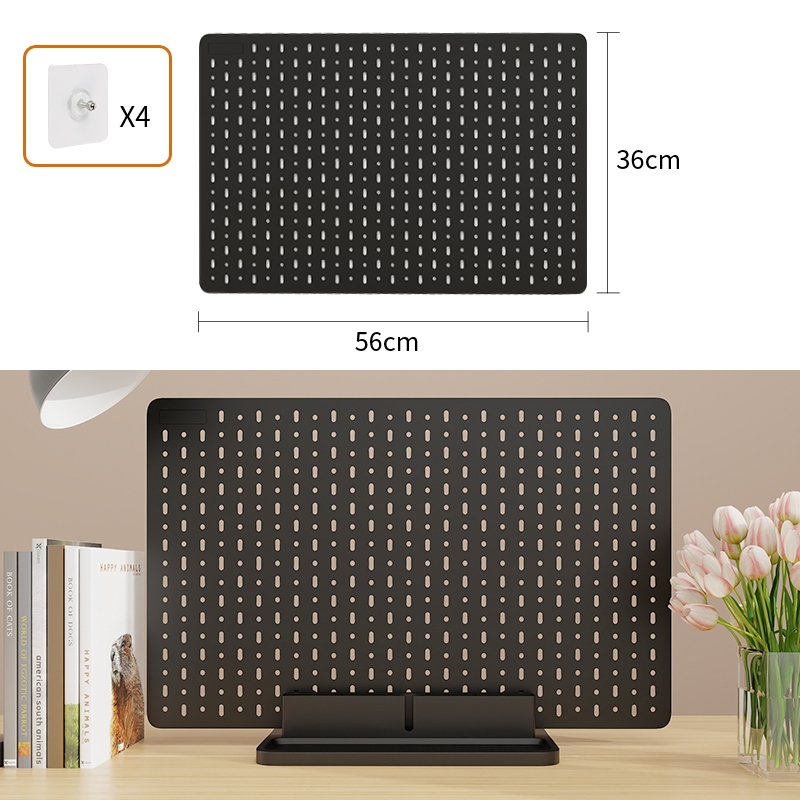 E MEIJIA Pegboard Accessories Set Wall Display Shelf Desktop Organizer ...