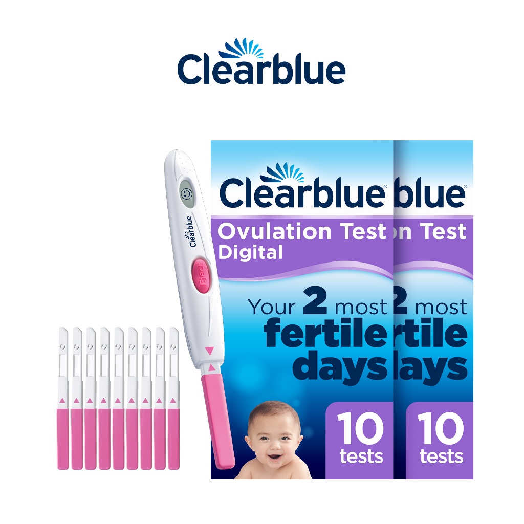 (Bundle of 2/4) Clearblue Digital Ovulation Test Kit, Proven To Help ...