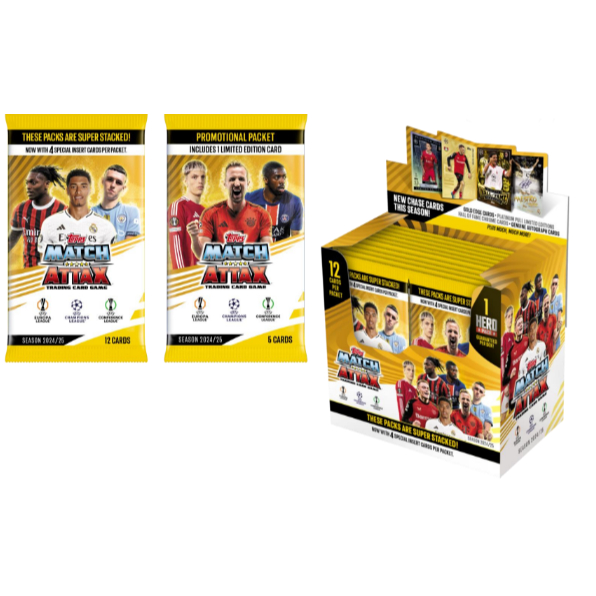 Match Attax 2024/25 Booster Pack Bundles | Shopee Singapore