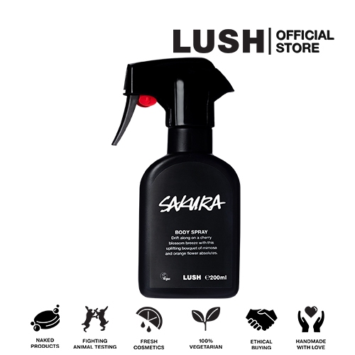 LUSH Sakura Body Spray (200ml) | Shopee Singapore