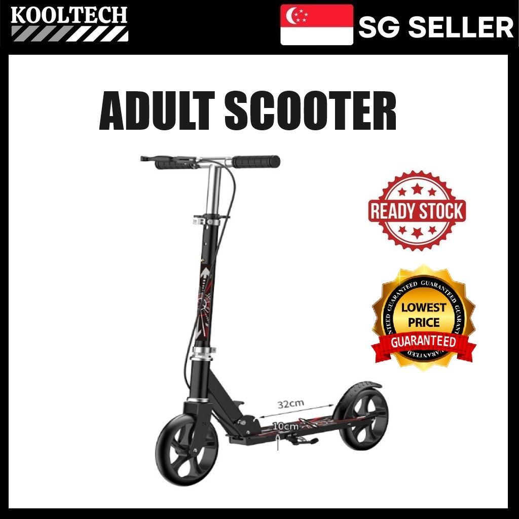 Foldable adult Scooter for Kids and Adults Adjustable Height, Large ...