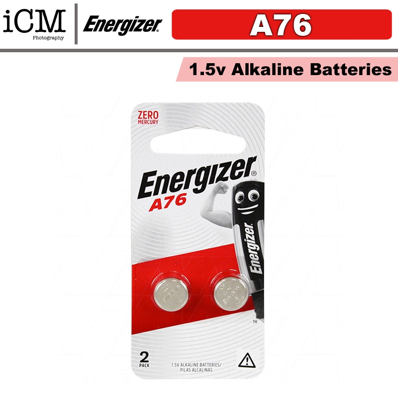 2 x Energizer A76 / LR44 1.5v Button Cell Battery Pack | Shopee Singapore