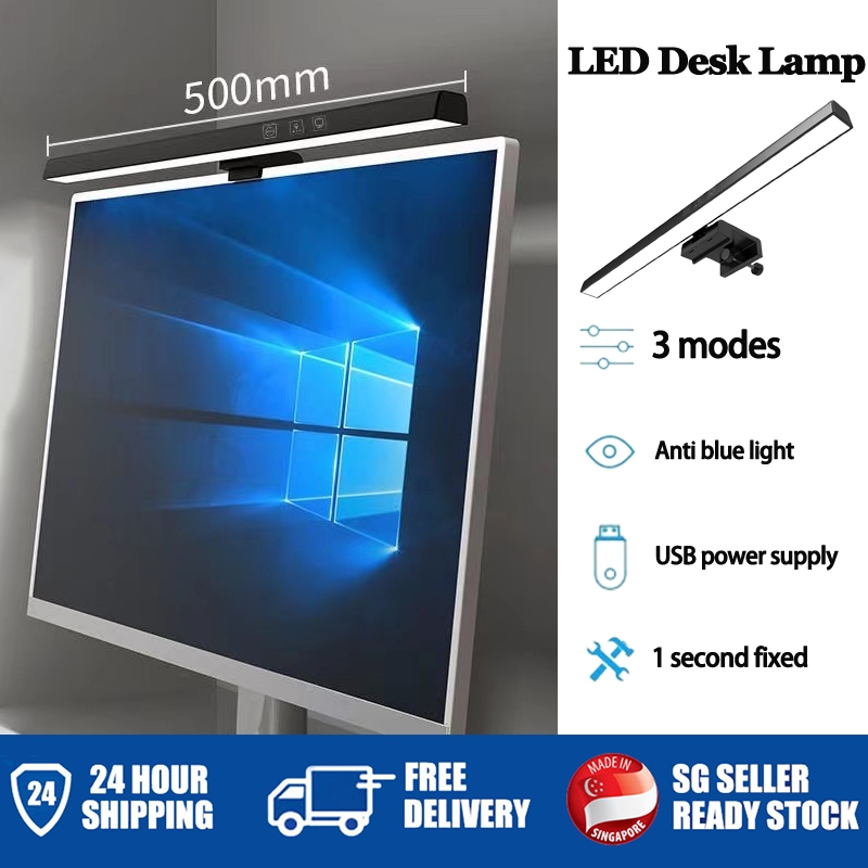 SG [In Stock]LED Light Dimmable USB Desk Lamps Monitor Laptop Screen ...