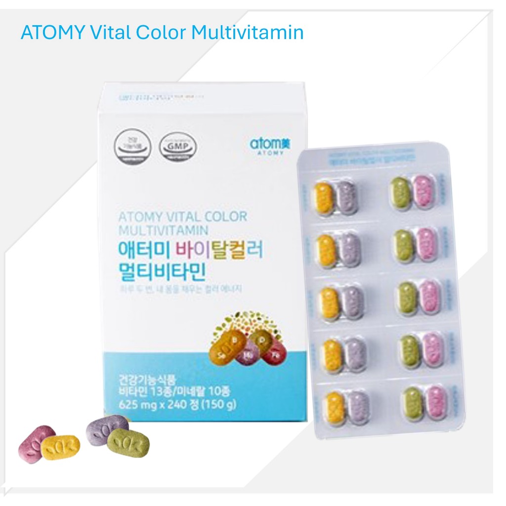 Atomy Vital Color Multivitamin (625mg x 240 tablets) | Shopee Singapore