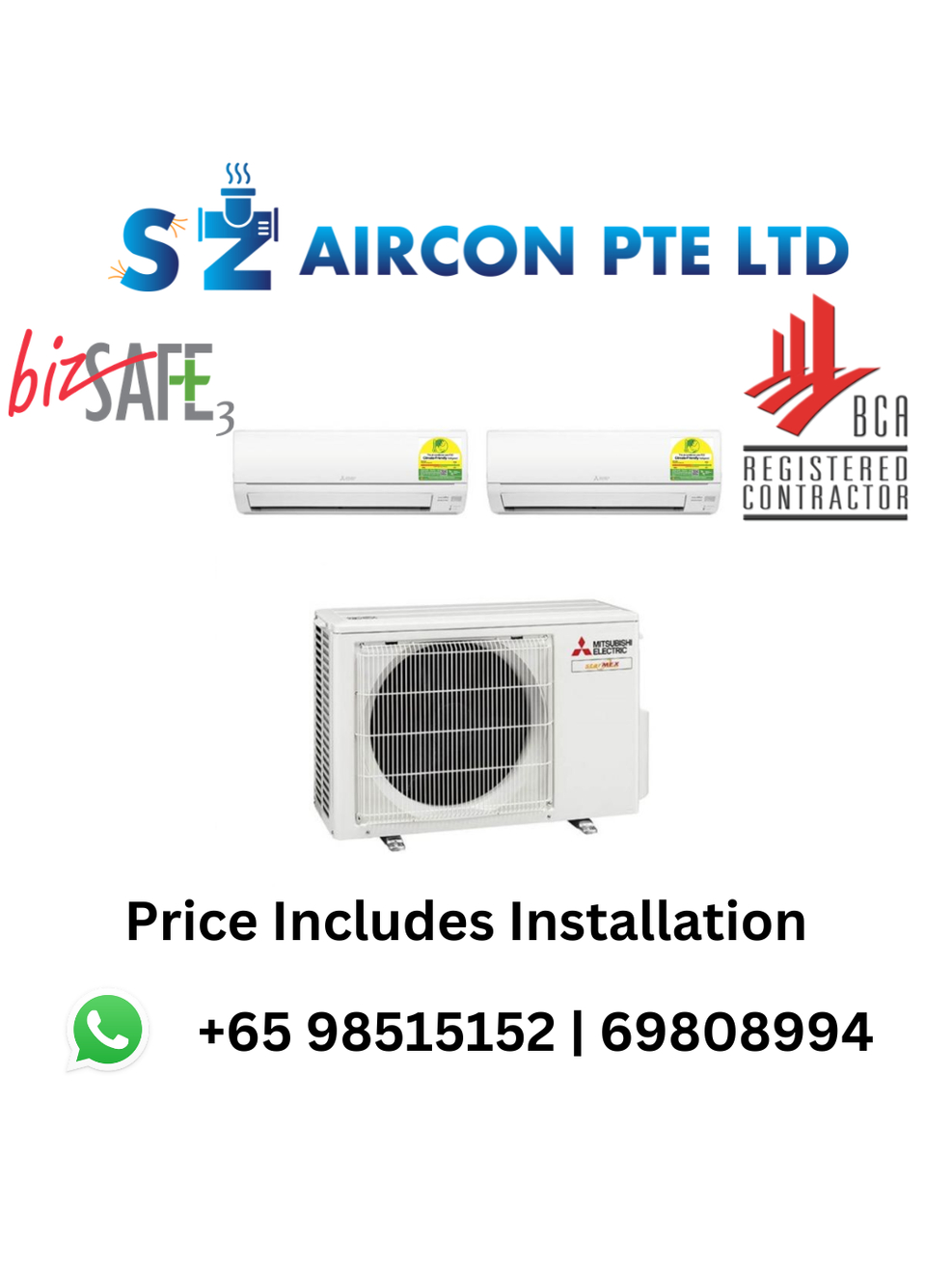 Mitsubishi Electric Starmex System 2 R32 | Shopee Singapore