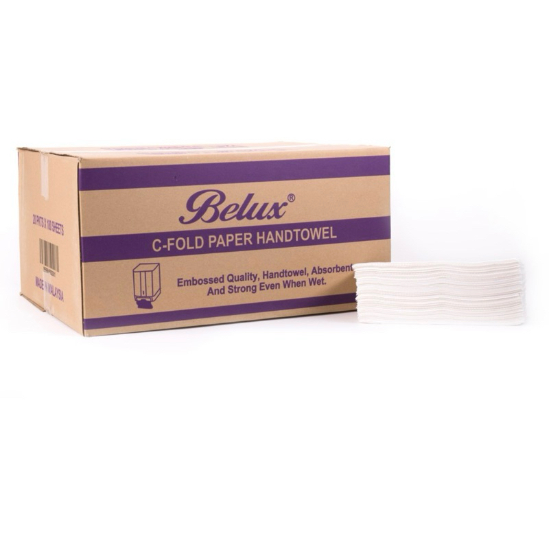 Belux C-Fold Hand Towel (pure pulp) | Shopee Singapore