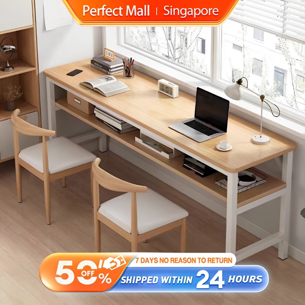 PM 120/160CM Home Office Table Simple Desktop Computer Desk Student ...