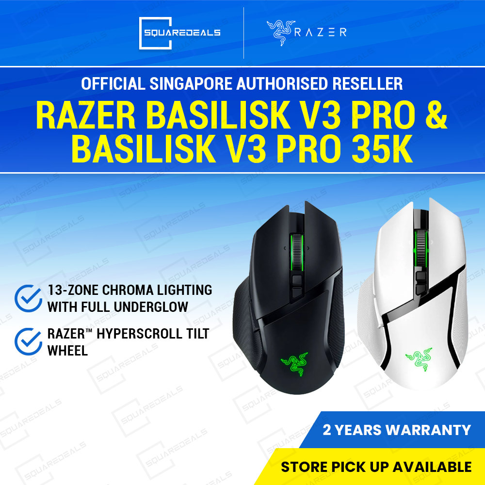 Razer Basilisk V3 Pro 30K 35K Phantom Edition Customizable Wireless ...