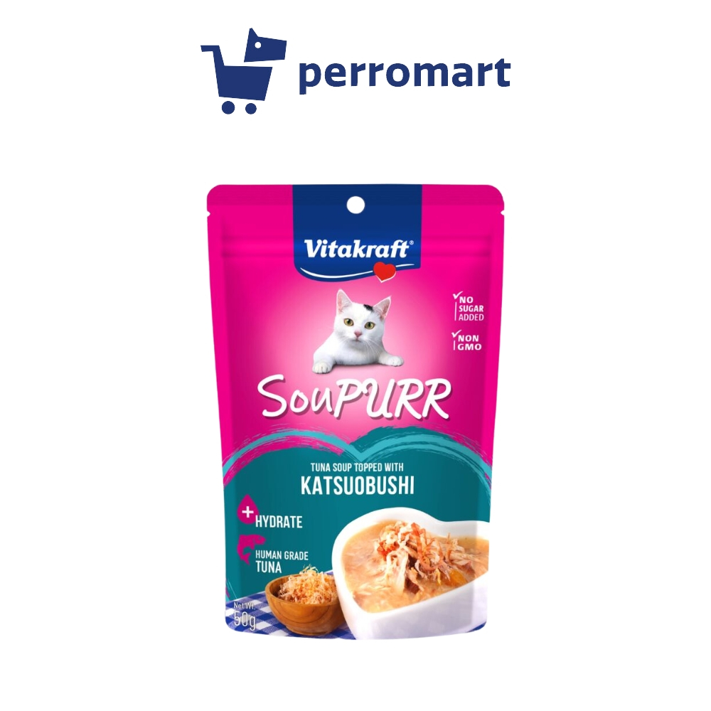 Vitakraft Cat 50g Soupurr Tuna Soup Cat Wet Cat Pouch (4 Flavours ...