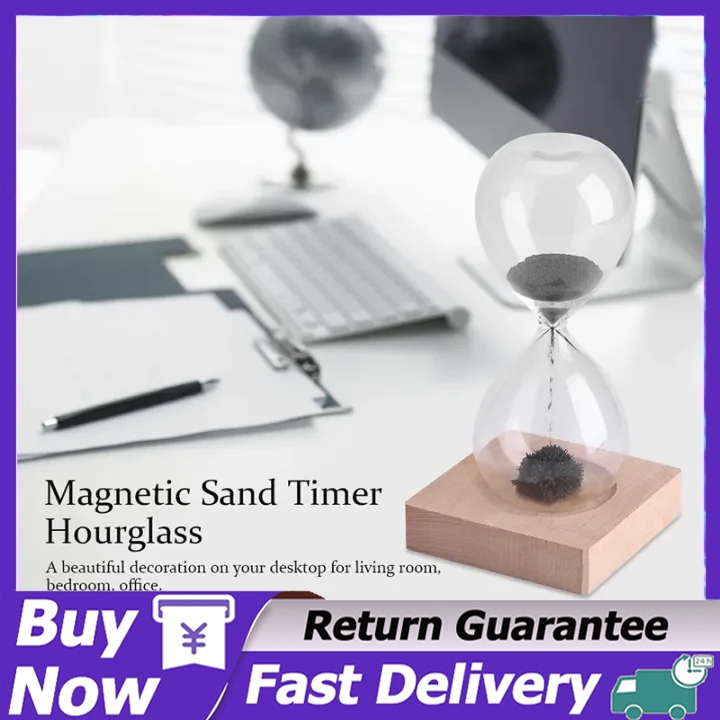 Magnetic Sand Timer Hourglass Toy Home Office Desktop Decoration ...