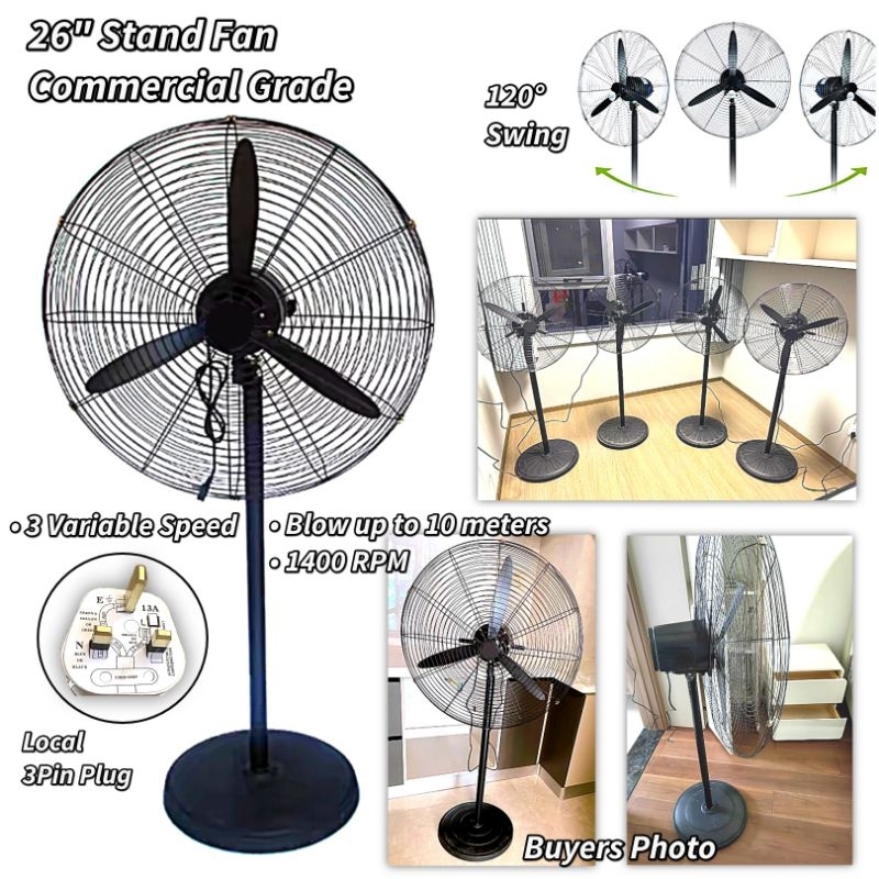 Fan Standing Wall Mount industrial grade 20 26 inch Local Stock ...