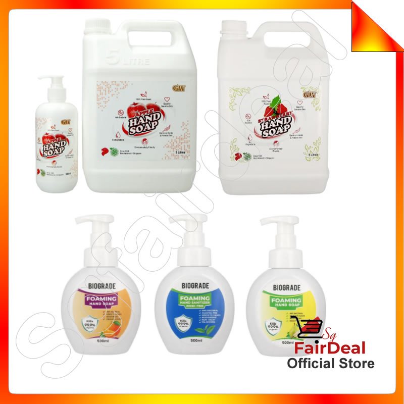 Golden Wing Anti-bacterial Apple Hand Soap, Apple, 5 liters | Shopee ...