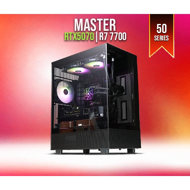 INVADER MASTER M31 | RTX 5070 | Ryzen 7 7700 GAMING DESKTOP | Shopee ...