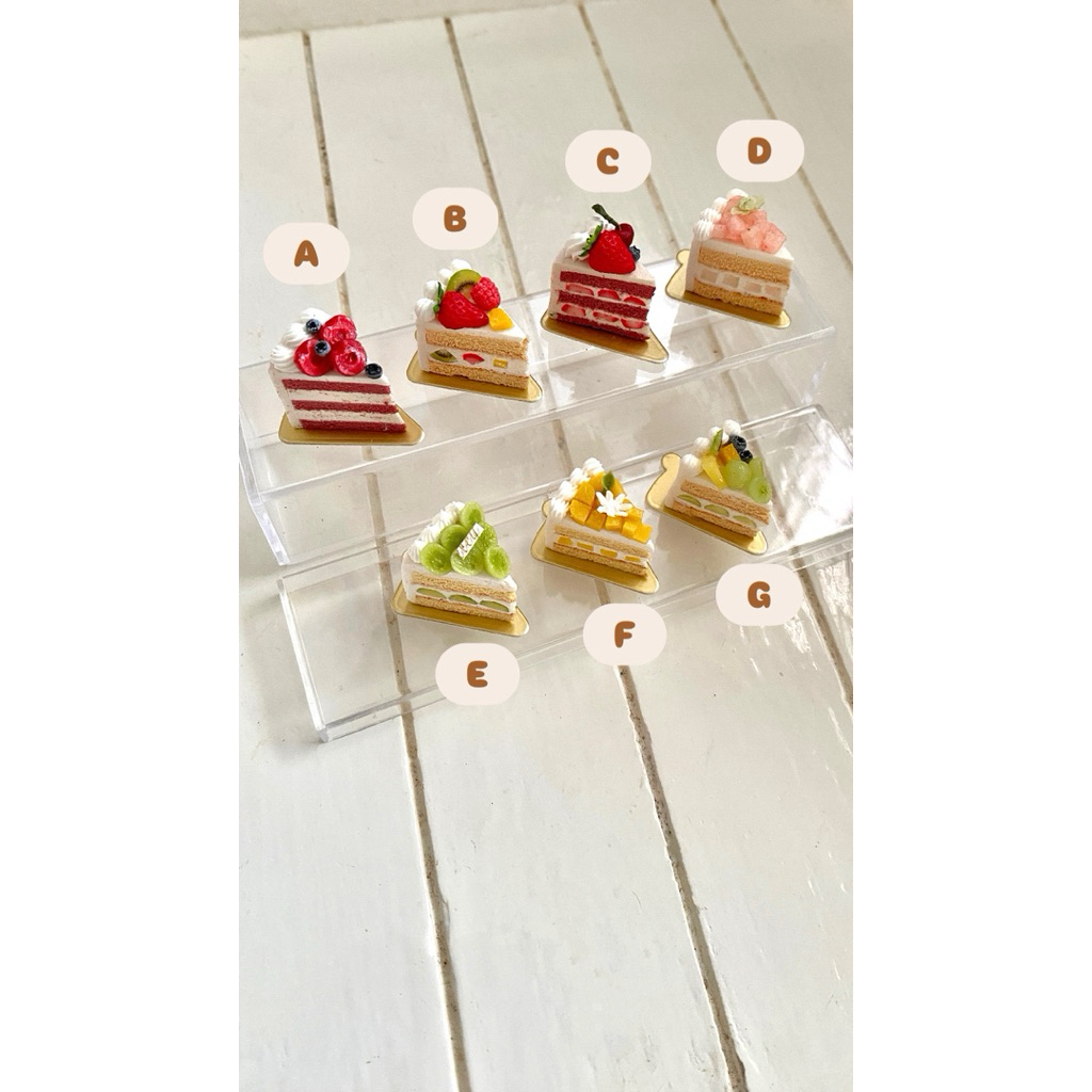 Miniature display slice cake | Shopee Singapore