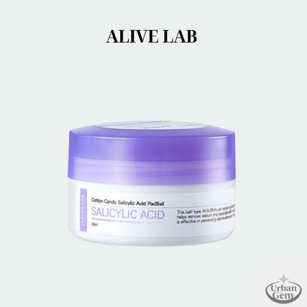 Alive Lab Cotton Candy Salicylic Acid PadBall 50ml | Shopee Singapore