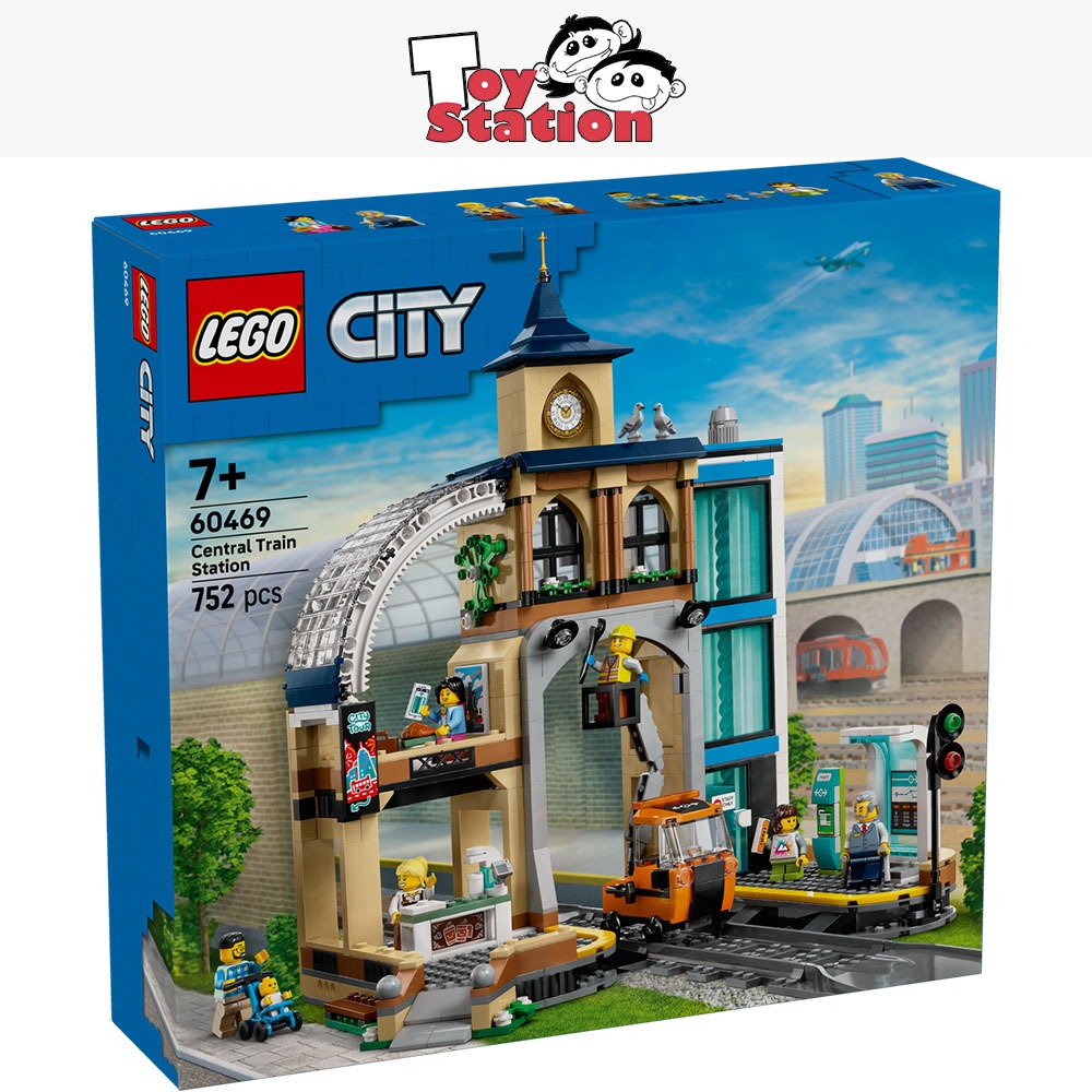 LEGO City Trains 60469 Central Train Station | Shopee Singapore