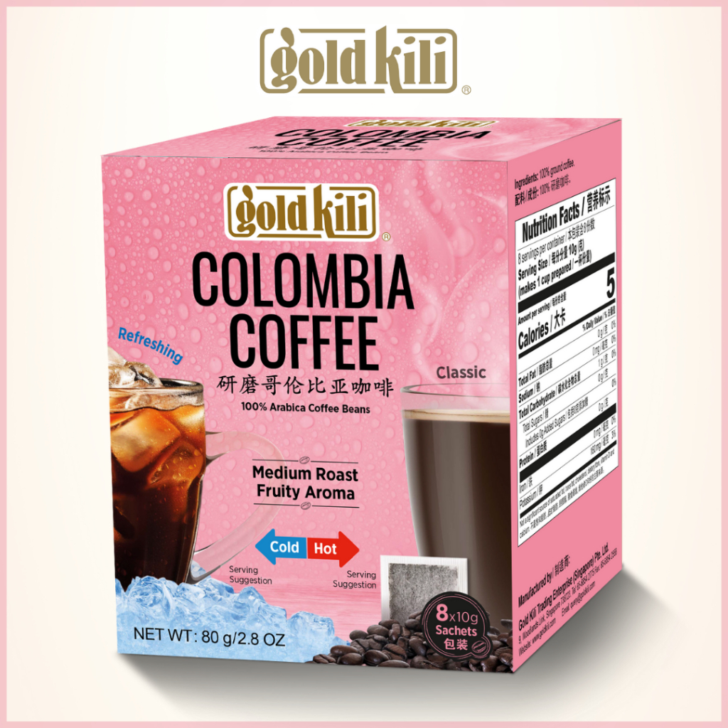 Gold Kili Duo Brew Colombia Coffee Instant Coffee Cold Brew x 8 Sachets ...