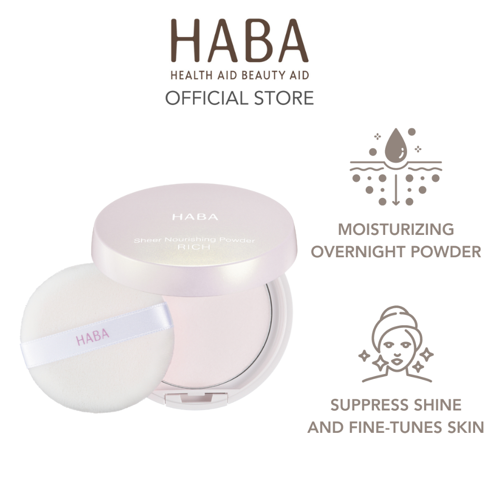 HABA Additive free Sheer Nourishing Powder Rich 5.7g | Shopee Singapore