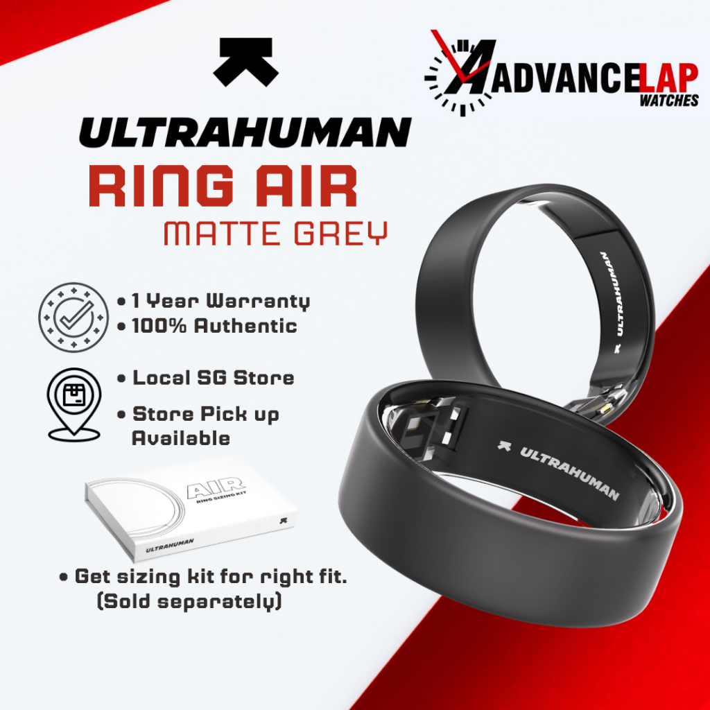 Ultrahuman Ring AIR Matte Grey - The World’s Most Comfortable and ...