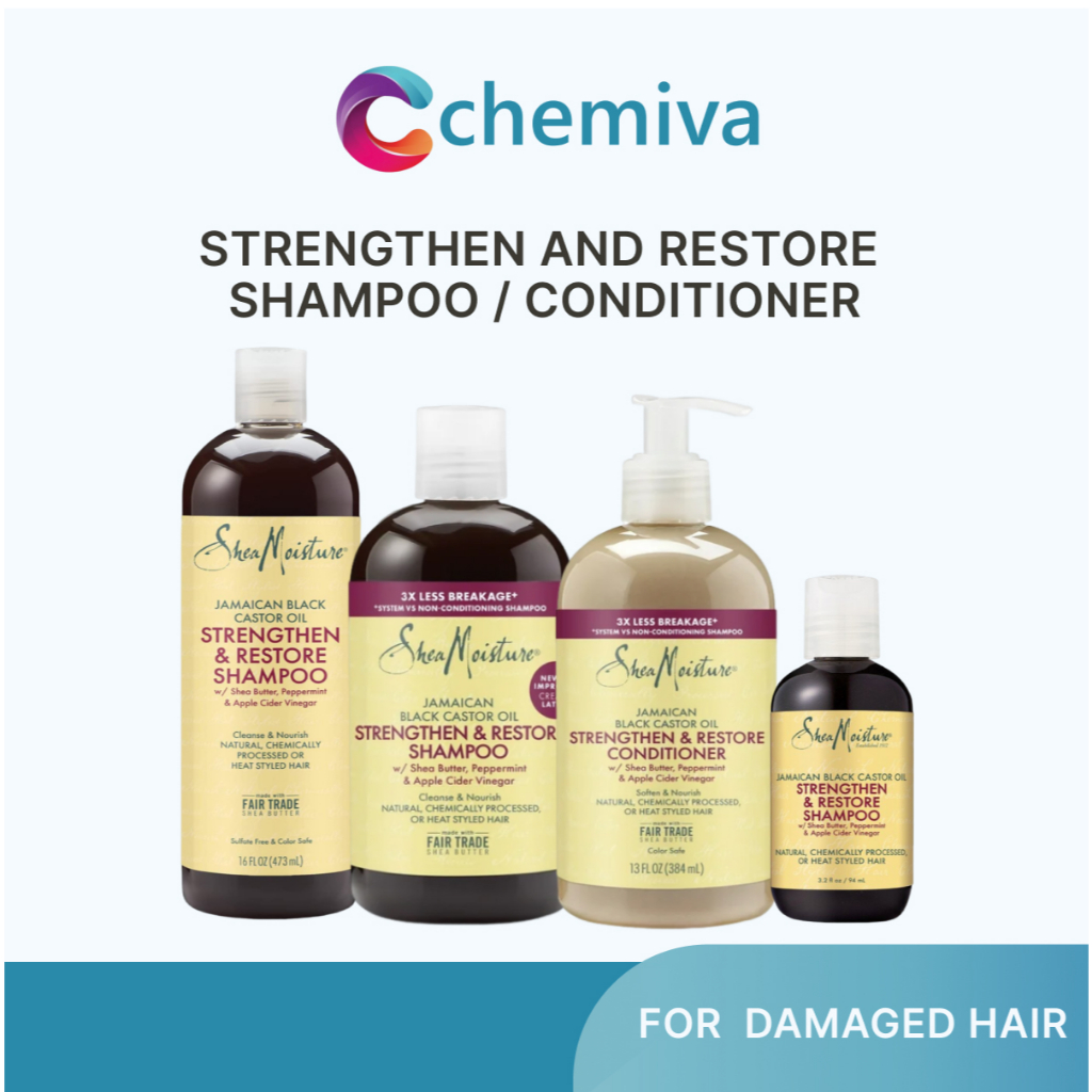 [Fast Shipping] Shea Moisture Jamaican Black Castor Oil Strengthen ...