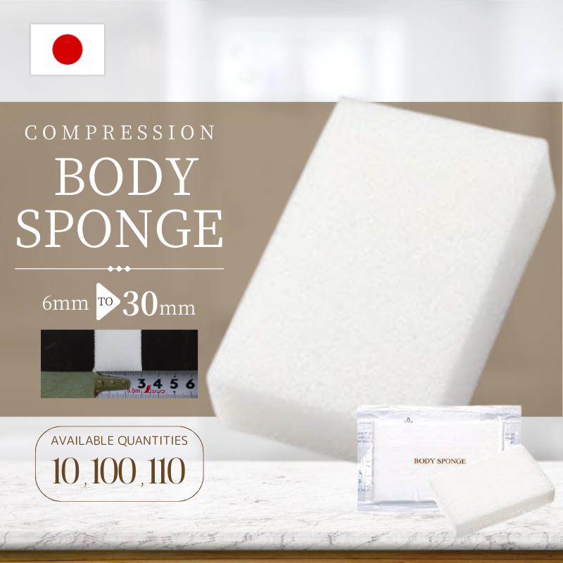 【Safety delivery】Compressed body sponge that expands 5 times its ...