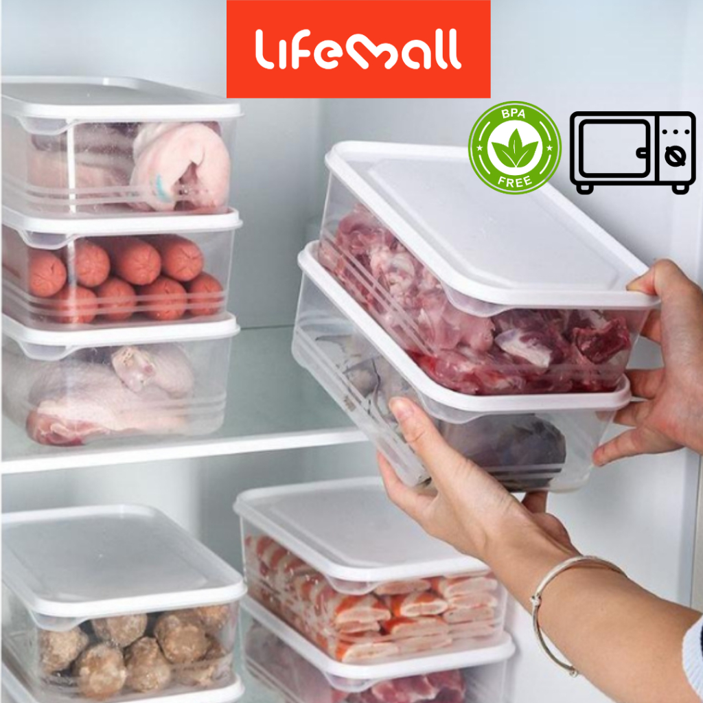 LifeMall - Microwaveable BPA Free Fridge Container Freezer Safe PP ...