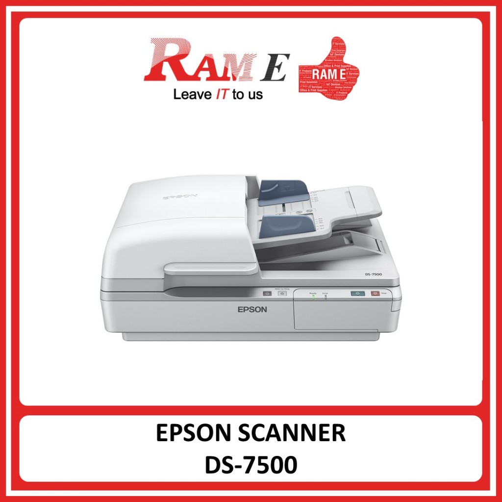 Epson WorkForce DS-7500 Flatbed Document Scanner with Duplex ADF ...