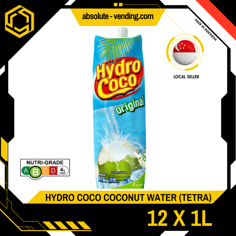 HYDROCOCO Coconut Water 1L X 12 (TETRA) | Shopee Singapore