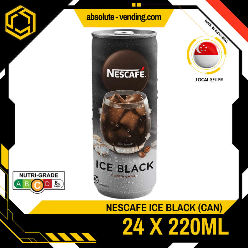 NESTLE Nescafe Ice Black 220ML X 24 (CAN) | Shopee Singapore
