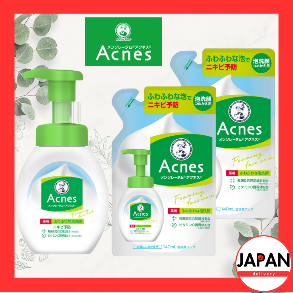 Rohto Acnes Mentholatum Acnes Fluffy Foam Face Wash /Acne Prevention ...