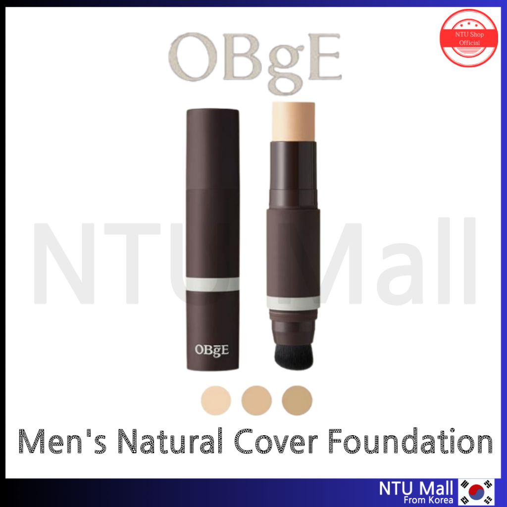 [OBge] Men's Natural Cover Foundation SPF50+ PA++++ (13g) | Shopee Singapore