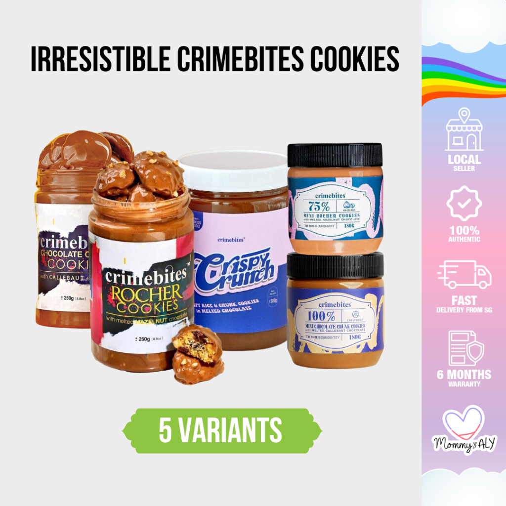 Crimebites Cookies – Chocolate Chunk and Rocher Poppin Crunch Delights ...