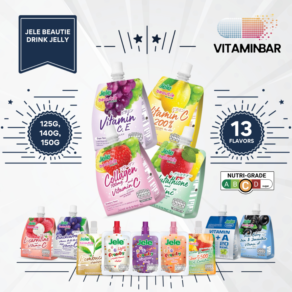 Jele Beautie Collagen Jelly Drink – Refreshing Fruit Jelly Beauty Drink ...